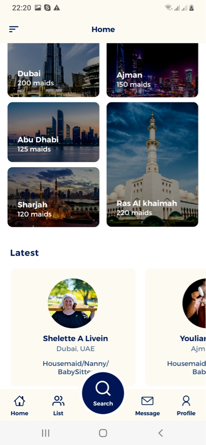 MaidFinder React Native Theme/Template by reactnativeapp4u | CodeCanyon